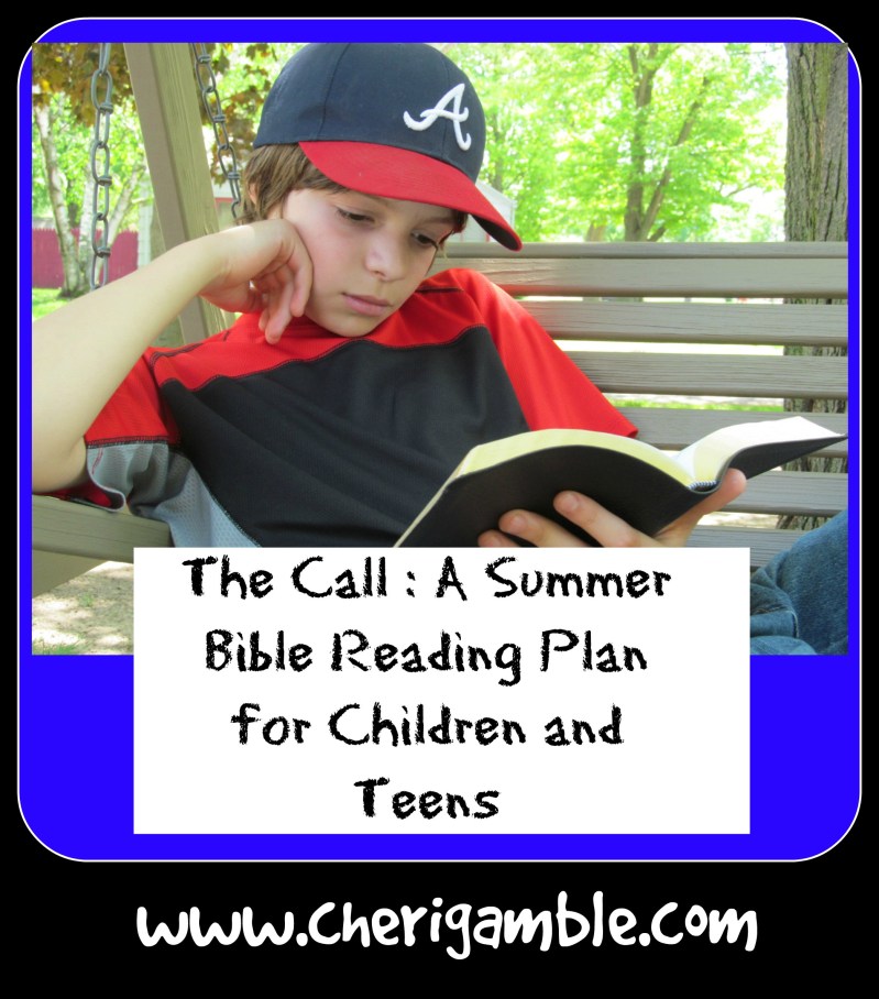 The Call: A Summer Bible Reading Plan for Children and Teens – Cheri Gamble